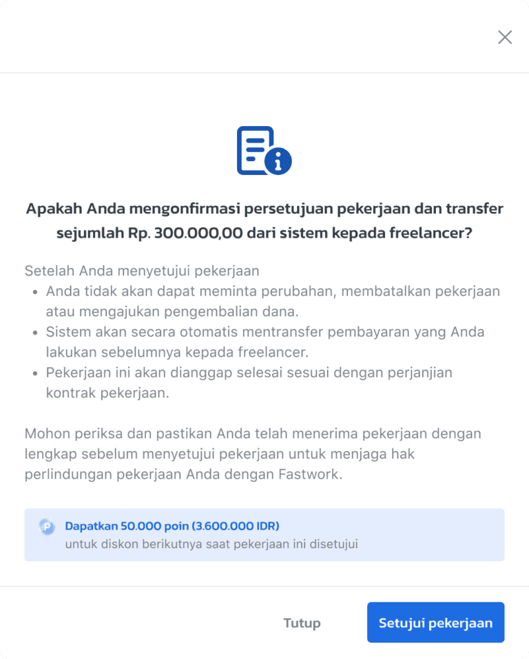Dapatkan Cashback 50% untuk Setiap Order di Fastwork* - Fastwork.id