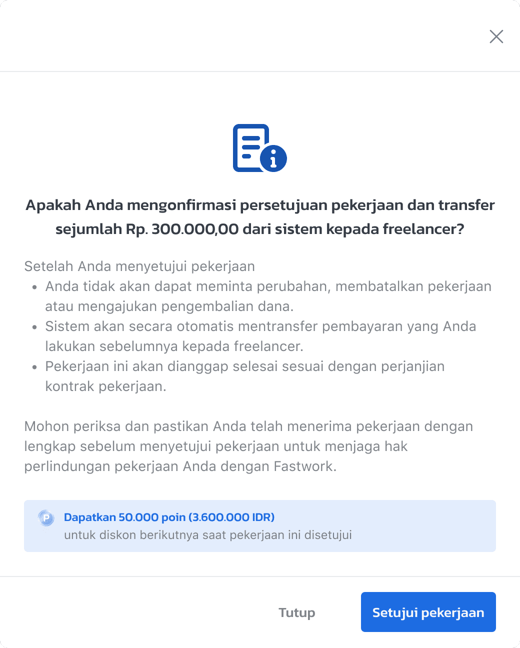 Dapatkan Cashback 50% untuk Setiap Order di Fastwork* - Fastwork.id