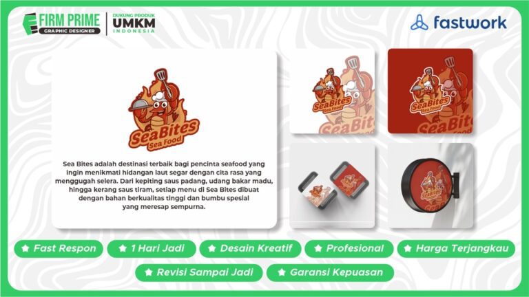 20 Contoh Desain Logo Produk: Restoran dan Korporasi - Fastwork.id
